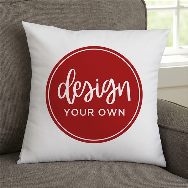 Design Your Own Personalized 14" Velvet Throw Pillow