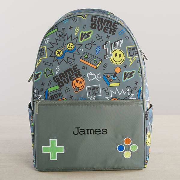 Gamer Embroidered Backpack