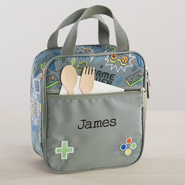 Gamer Embroidered Lunch Bag
