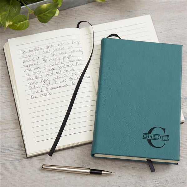 Namely Yours Personalized Writing Journal - Teal