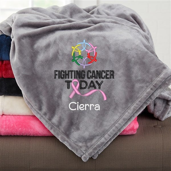 Fighting Cancer Today Fleece Blanket