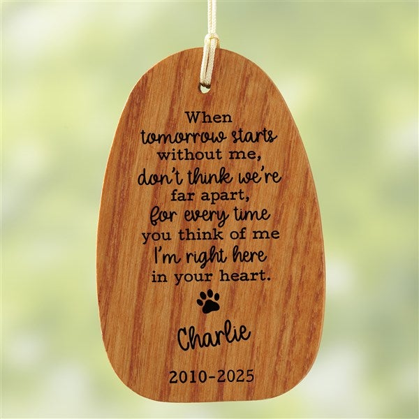 Pet Memorial Personalized Urn Wind Chime