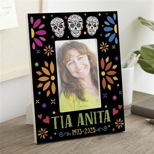 Day of the Dead Personalized Picture Frame - 5x7 Vertical