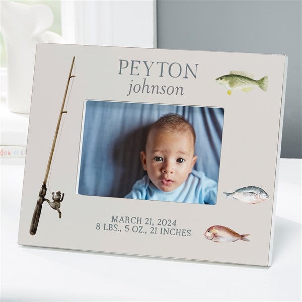 Gone Fishing Personalized Picture Frames