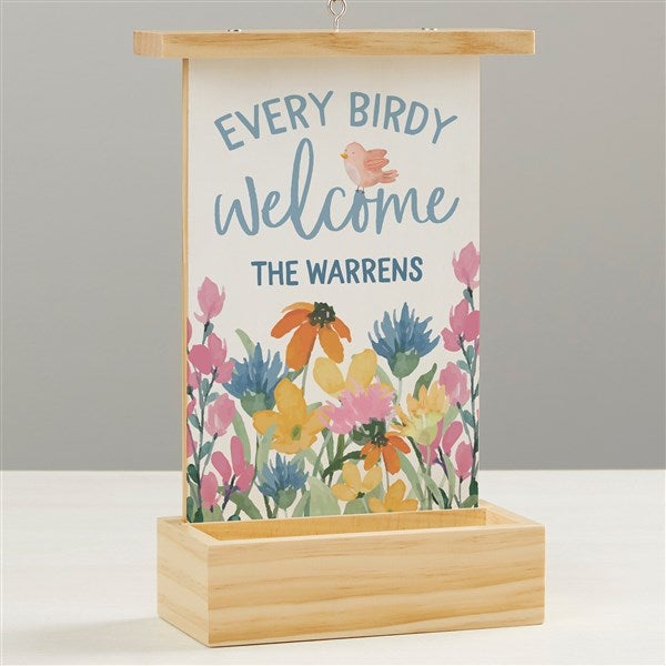 Personalized Bird Feeder - Every Birdy Welcome