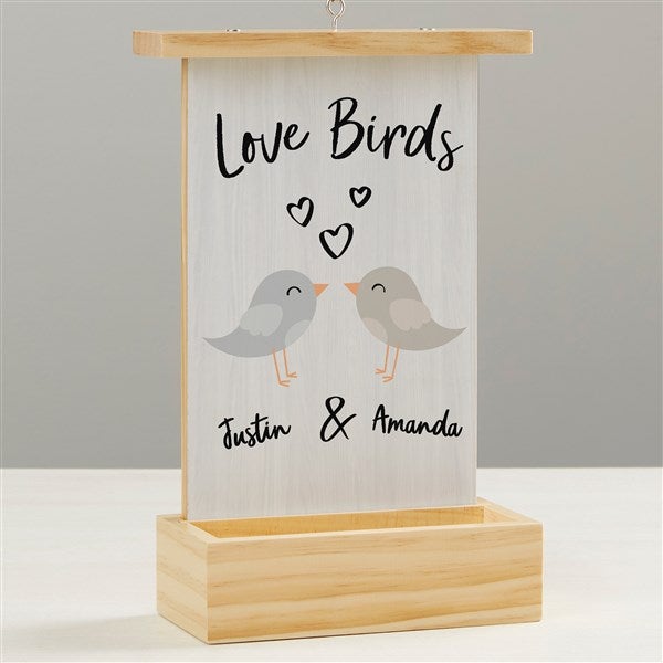 Personalized Bird Feeder - Love Birds