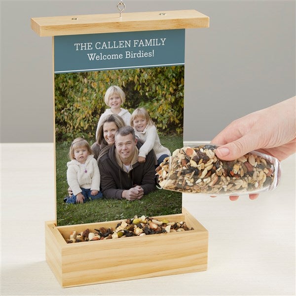 Photo Message Personalized Bird Feeder