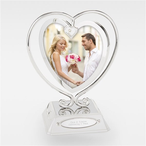 Engraved Everlasting Love Anniversary Heart Frame