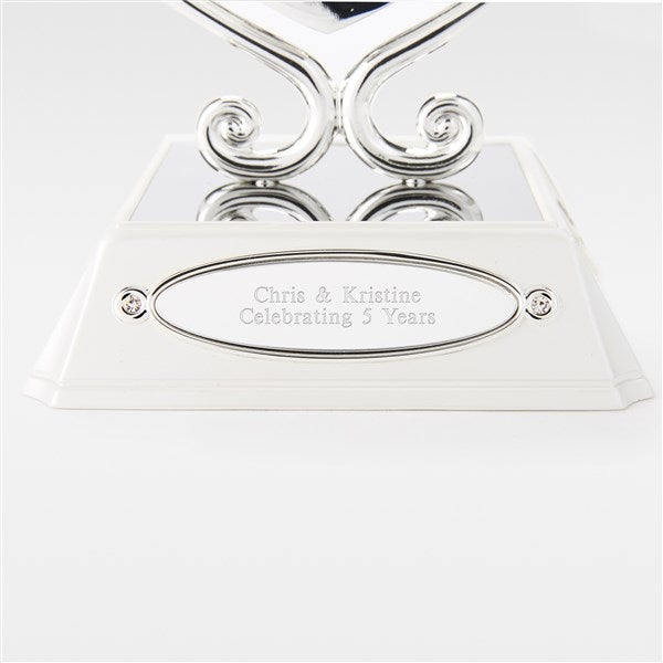 Engraved Everlasting Love Anniversary Heart Frame