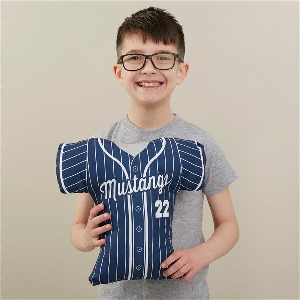 Baseball Jersey Personalized Throw Pillow