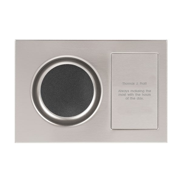 Engraved Hourglass Timer Décor