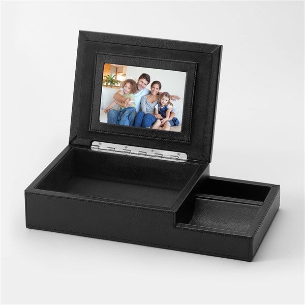 Engraved Romantic Vegan Leather Valet Tray