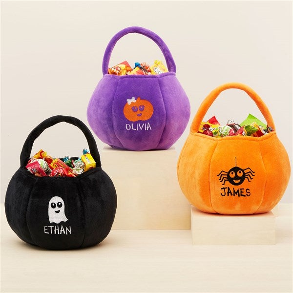 Halloween Characters Personalized Halloween Pumpkin Treat Bags