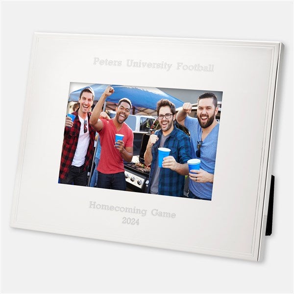 Tremont Engraved Friends Silver Picture Frame - Vertical 5x7