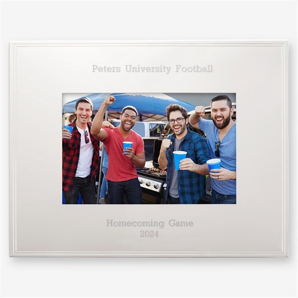 Tremont Engraved Friends Silver Picture Frame - Horizontal 5x7