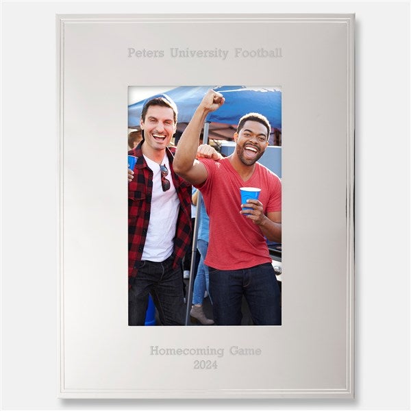 Tremont Engraved Friends Silver Picture Frame - Vertical 5x7