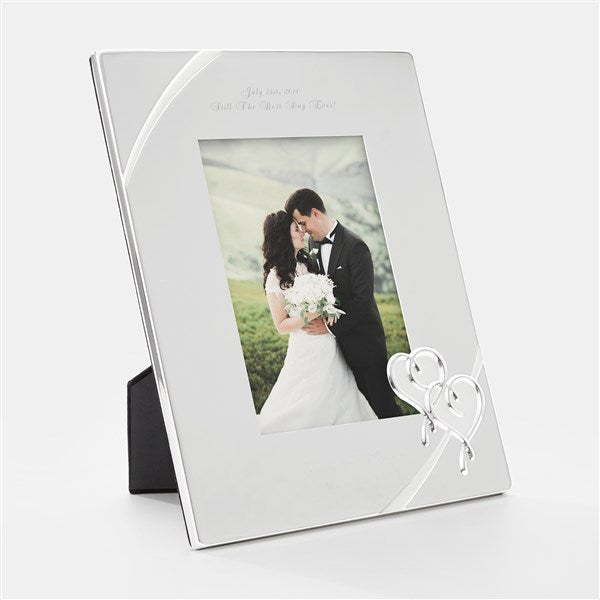 Engraved Lenox "True Love" Anniversary 5x7 Picture Frame