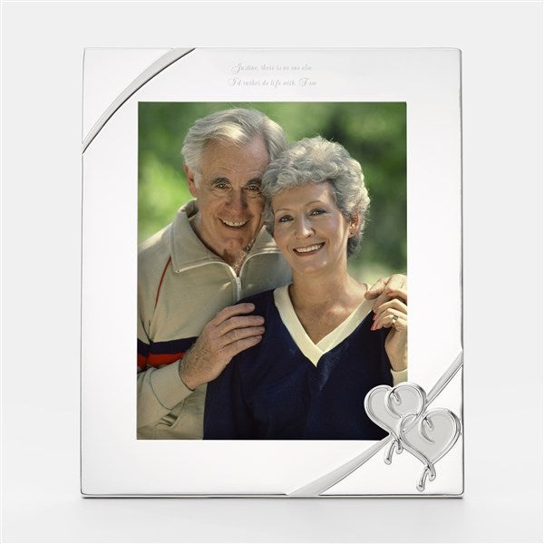 Engraved Lenox "True Love" Anniversary 8x10 Picture Frame