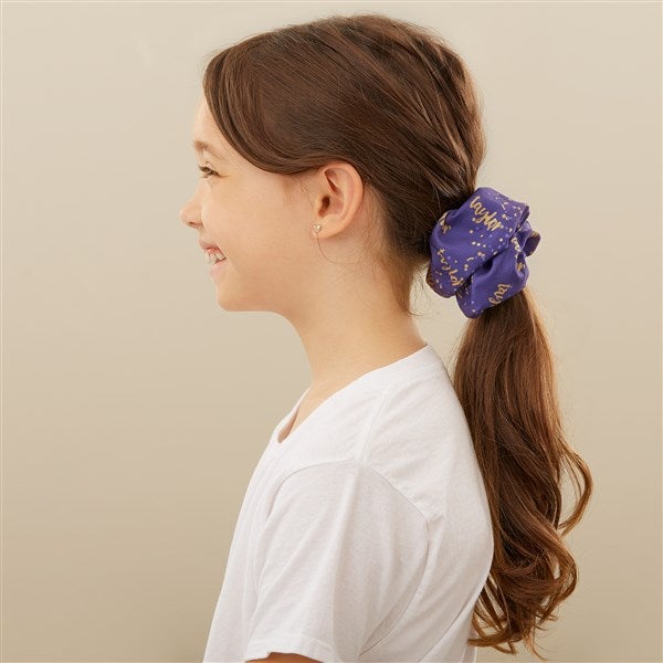 Sparkling Name Personalized Scrunchie 2pc Set