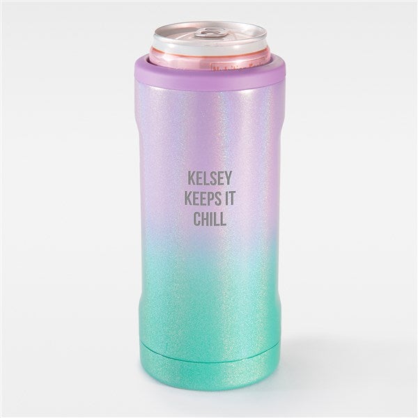 Brumate Engraved Friend Insulated Slim Can Cooler - Mermaid