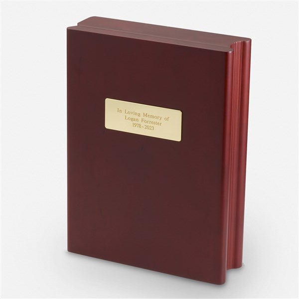 Personalized Memorial Large Book Clock