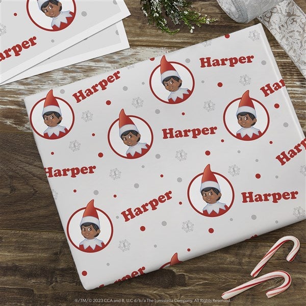 The Elf on the Shelf Personalized Holiday Wrapping Paper