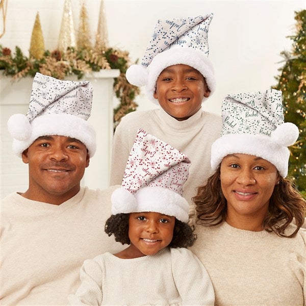 Starburst Personalized Santa Hat
