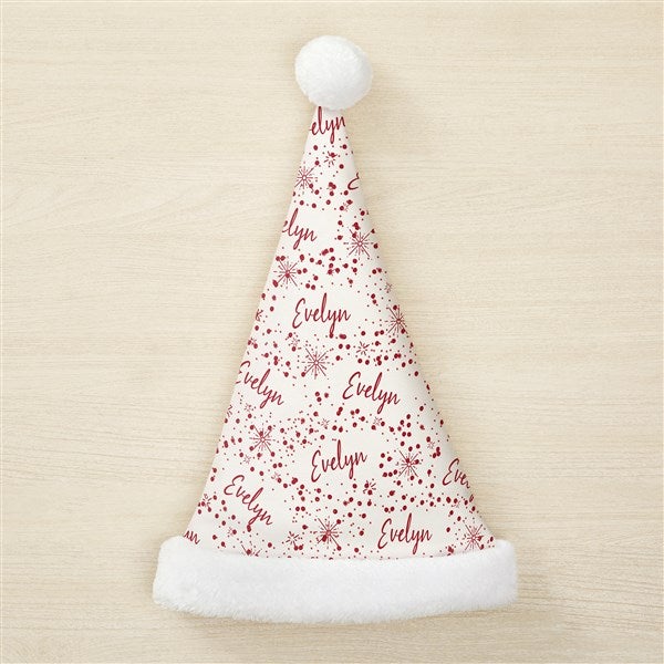 Starburst Personalized Santa Hat
