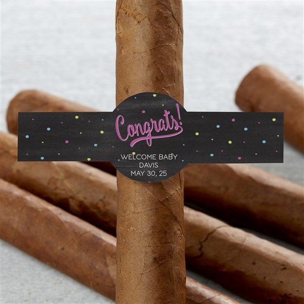 Congratulations Personalized Cigar Labels
