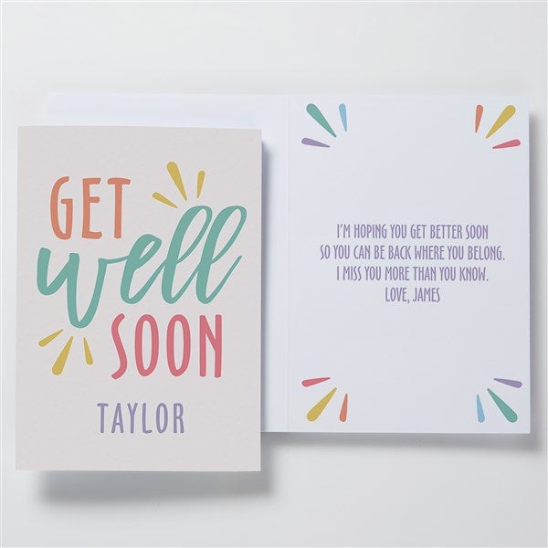 Get Well Soon Greeting Card