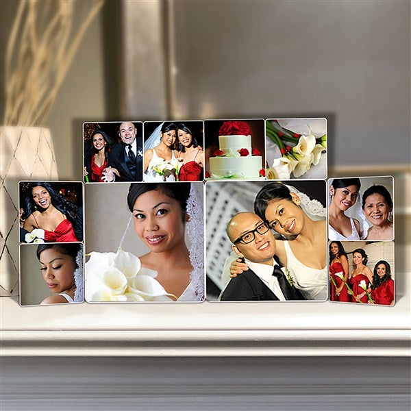 Custom Photo Magnetic Tiles - 2 Large & 8 Small