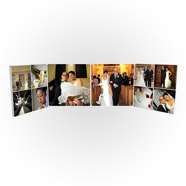 Custom Photo Magnetic Tiles - 2 Large & 8 Small