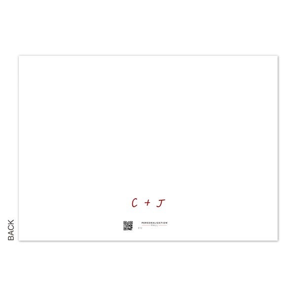 I Love You Infinity Personalized Greeting Card
