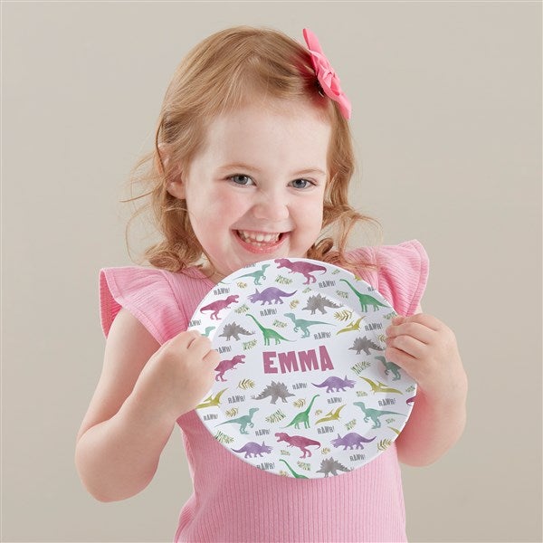 Dinosaur World Personalized Kids Plate