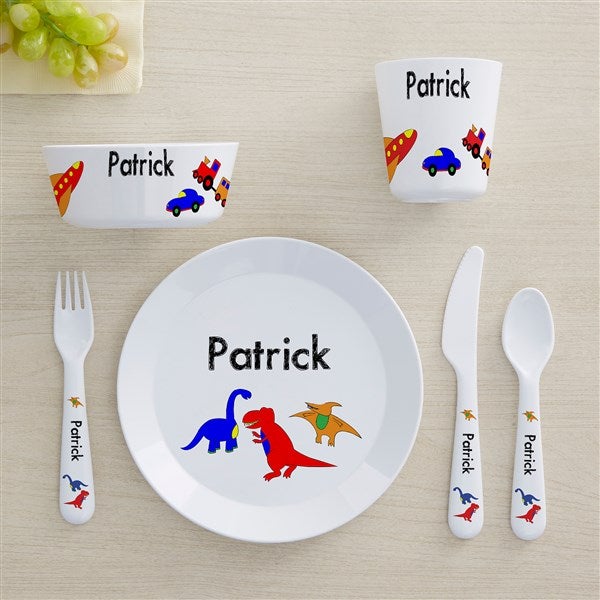 Just For Him Personalized Kids Dinnerware