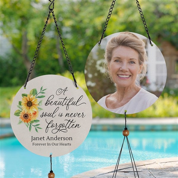 Beautiful Soul Personalized Photo Wind Chimes