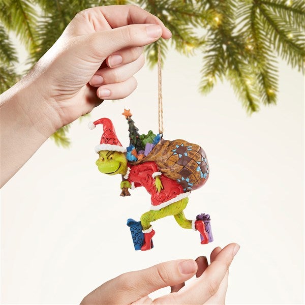 The Grinch Tiptoe Christmas Ornament