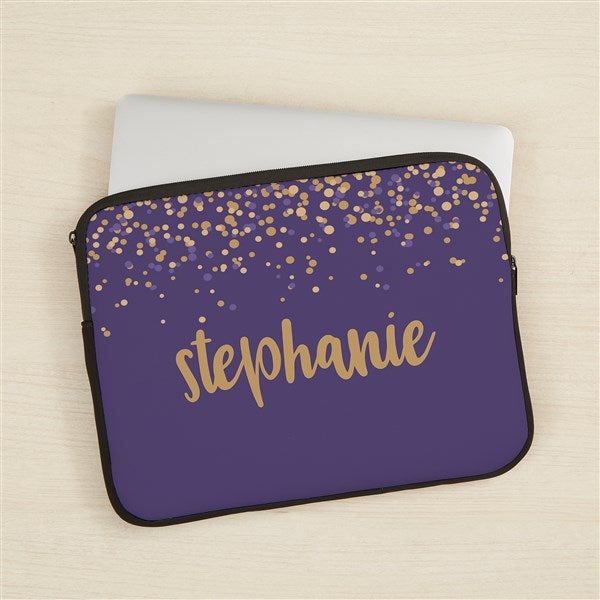 Sparkling Name Personalized Laptop Sleeve