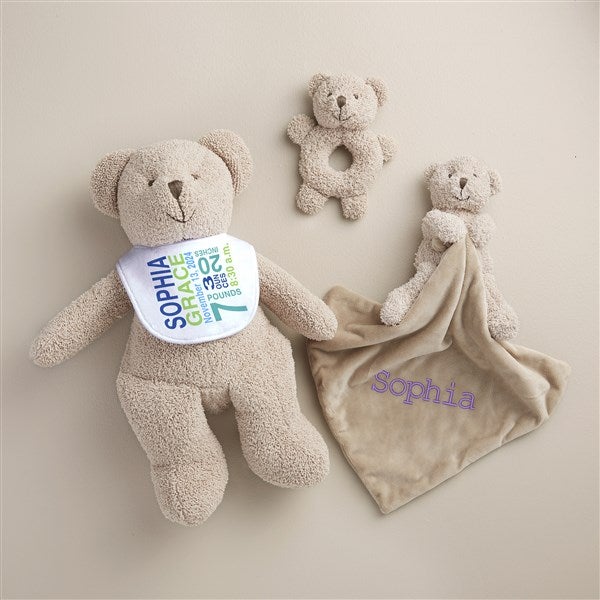 All About Baby Personalized Plush Teddy Bear