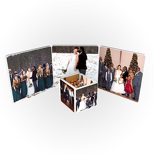 Custom Photo Magnetic Tiles - 3 Large & 4 Small