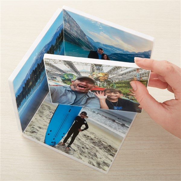 Custom Photo Magnetic Tiles - 4 Large