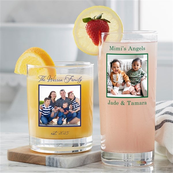Picture Perfect Personalized Everyday Drinking Glasses