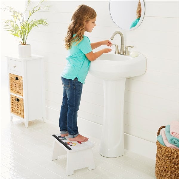 Construction & Monster Trucks Personalized Kids Step Stool