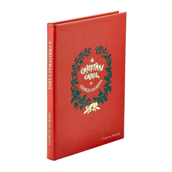 A Christmas Carol Personalized Leather Book