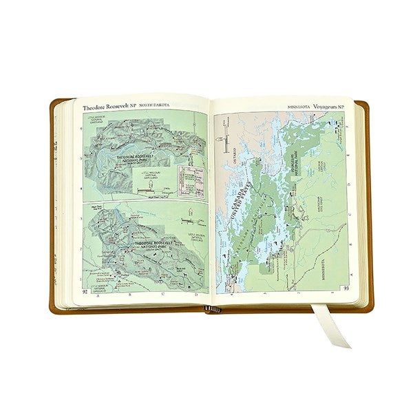 America - National Parks Personalized Leather Book