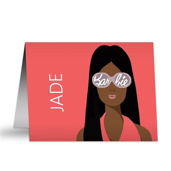 Malibu Barbie Personalized Note Cards