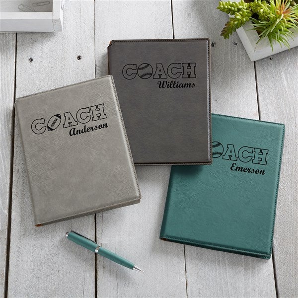 Coach Personalized Junior Padfolio