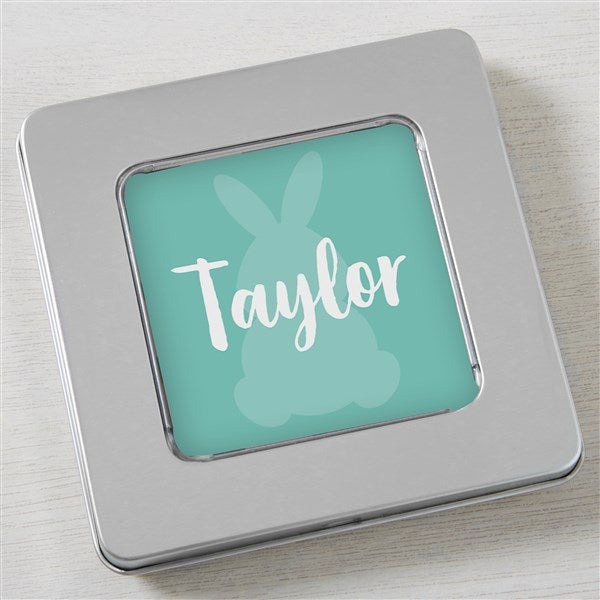 Pastel Bunny Personalized Memory Game