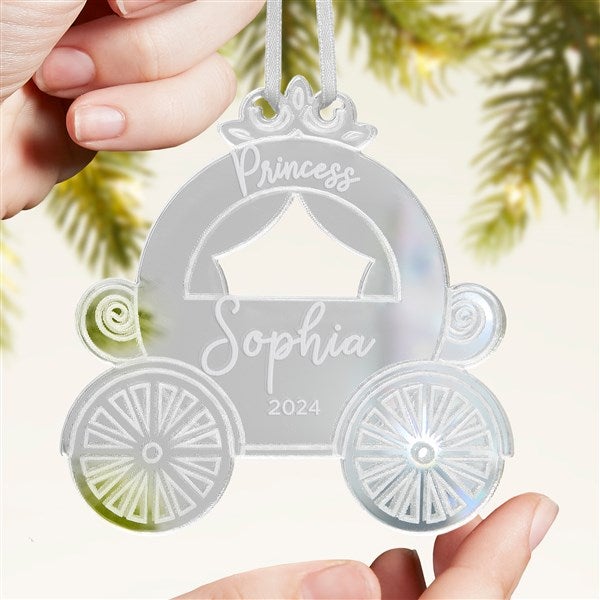 Princess Carriage Personalized Acrylic Ornament