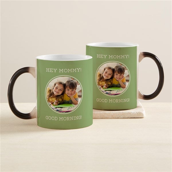 Photo Message Mug Personalized Color Changing Coffee Mug